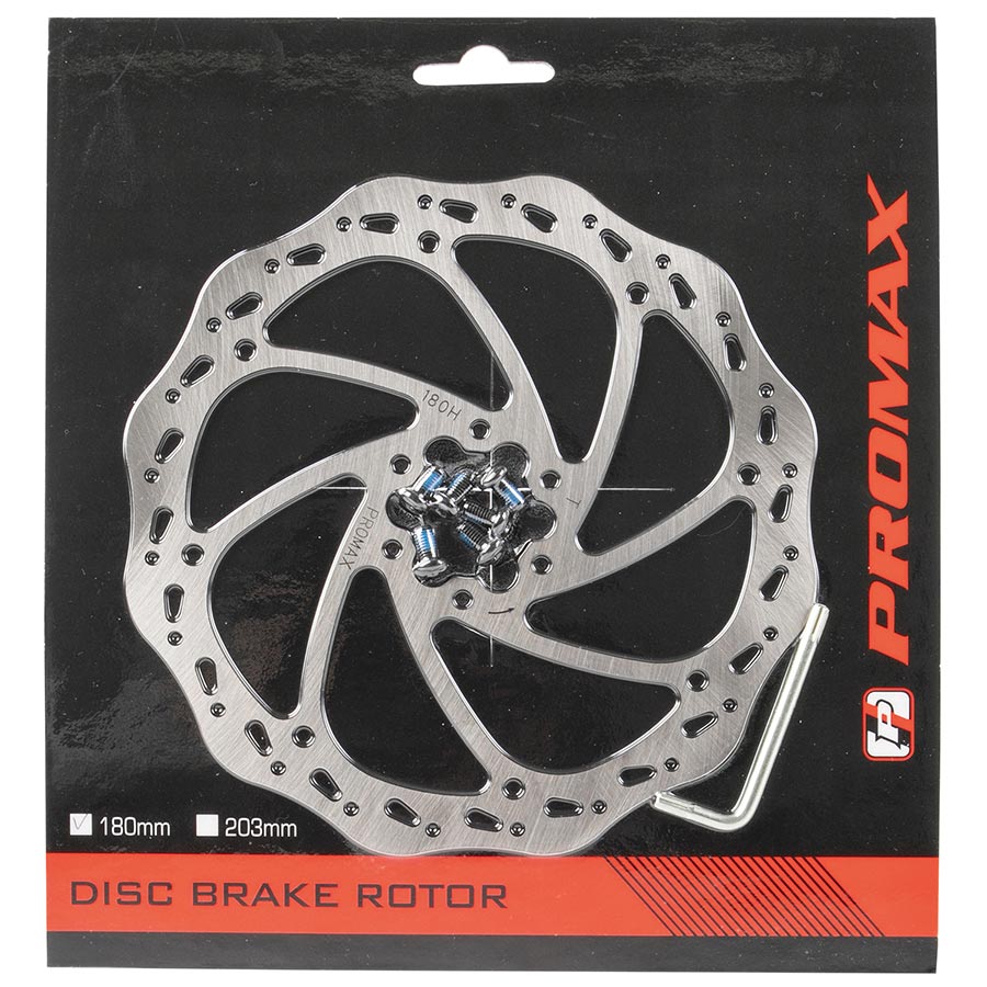 Promax BD-180 Rotor 180mm ISO 6B Blister Pack – Stash Cycles