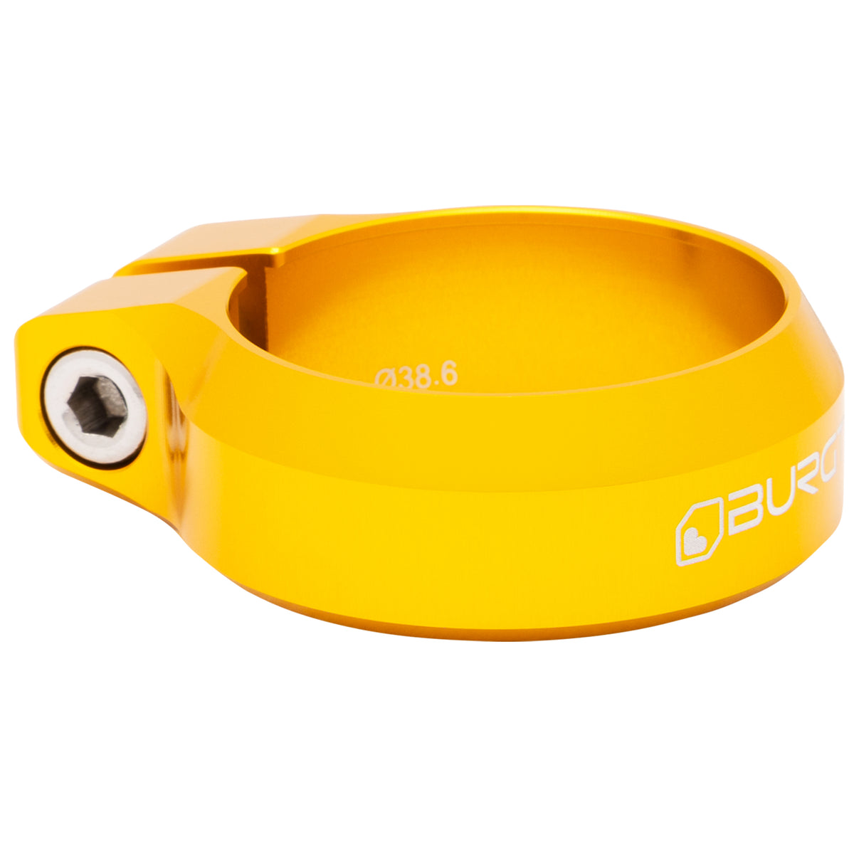Burgtec Seat Clamp - 38.6mm Diameter - Burgtec Bullion Gold – Stash Cycles