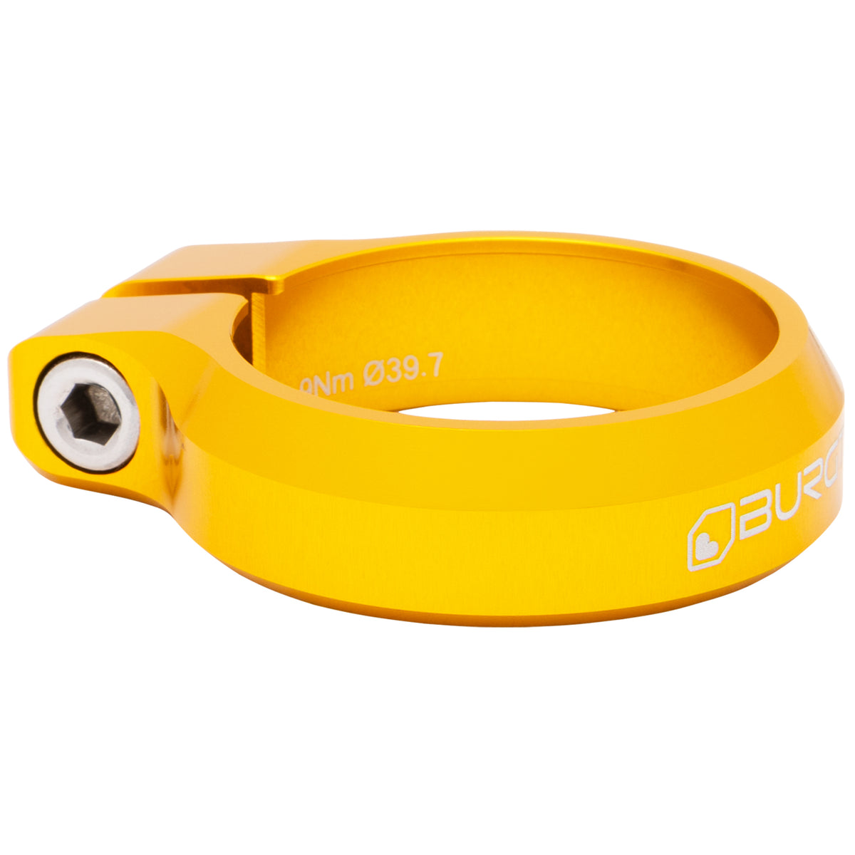 Burgtec Seat Clamp - 39.7mm Diameter - Burgtec Bullion Gold – Stash Cycles