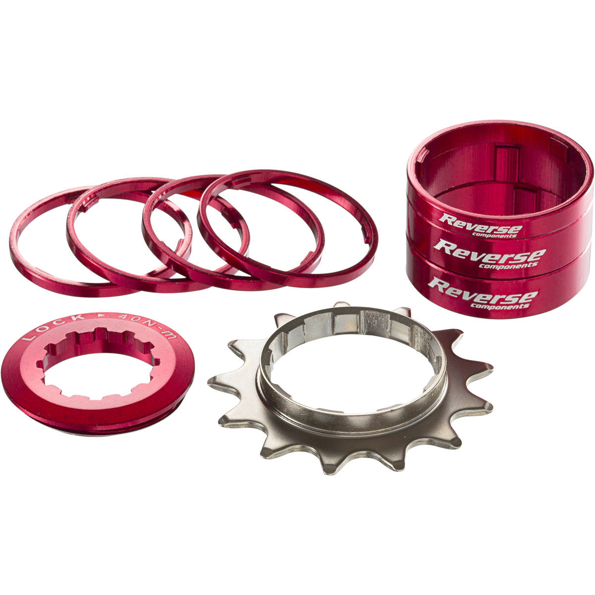 Reverse Single Speed Kit 13t Red – Stash Cycles
